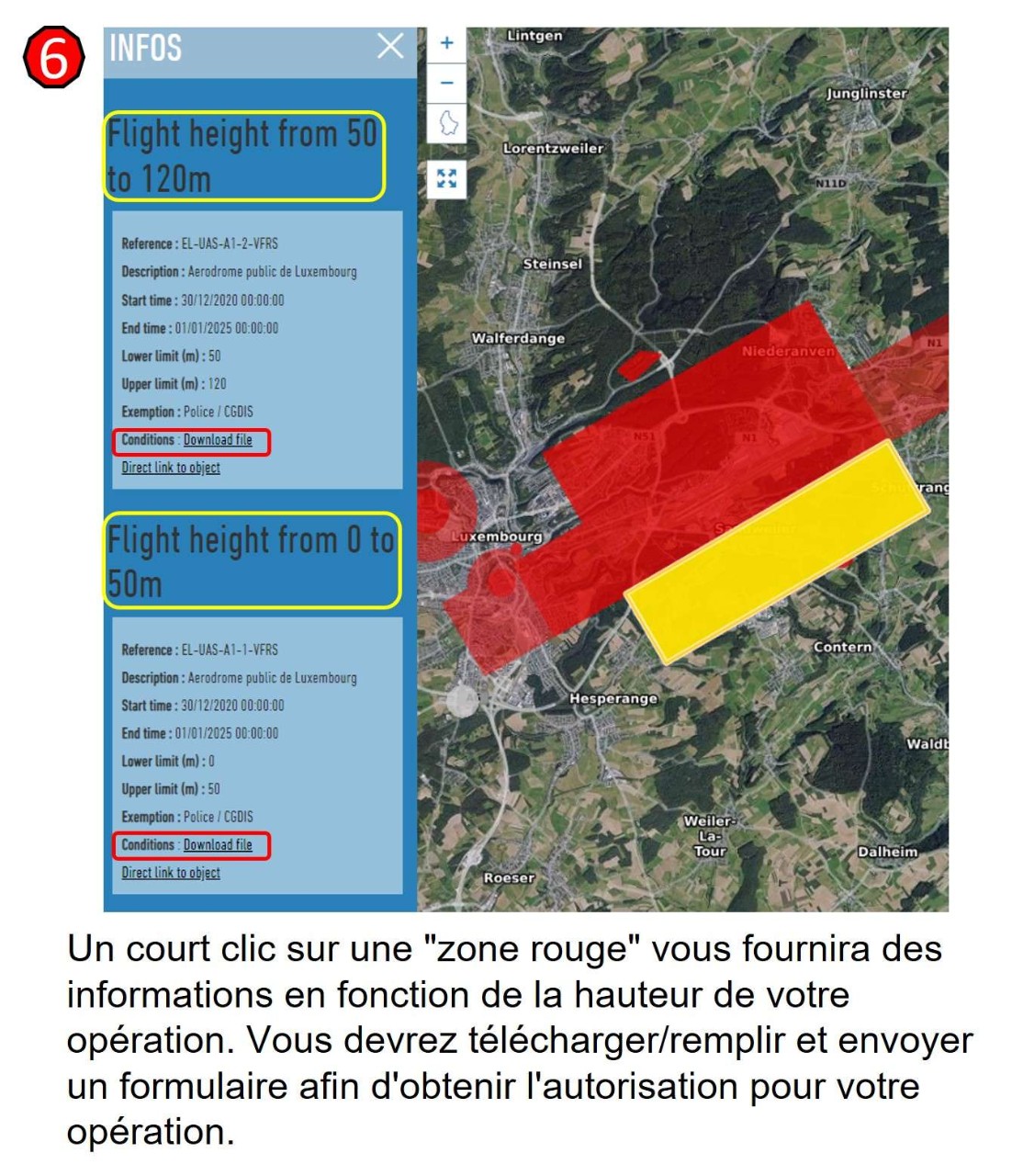 Zones UAS - Direction de l'aviation civile - Le gouvernement luxembourgeois
